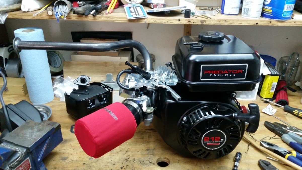 Longtail Mud Motor Project Part 1- 6.5 HP Predator 212 cc Modifications ...